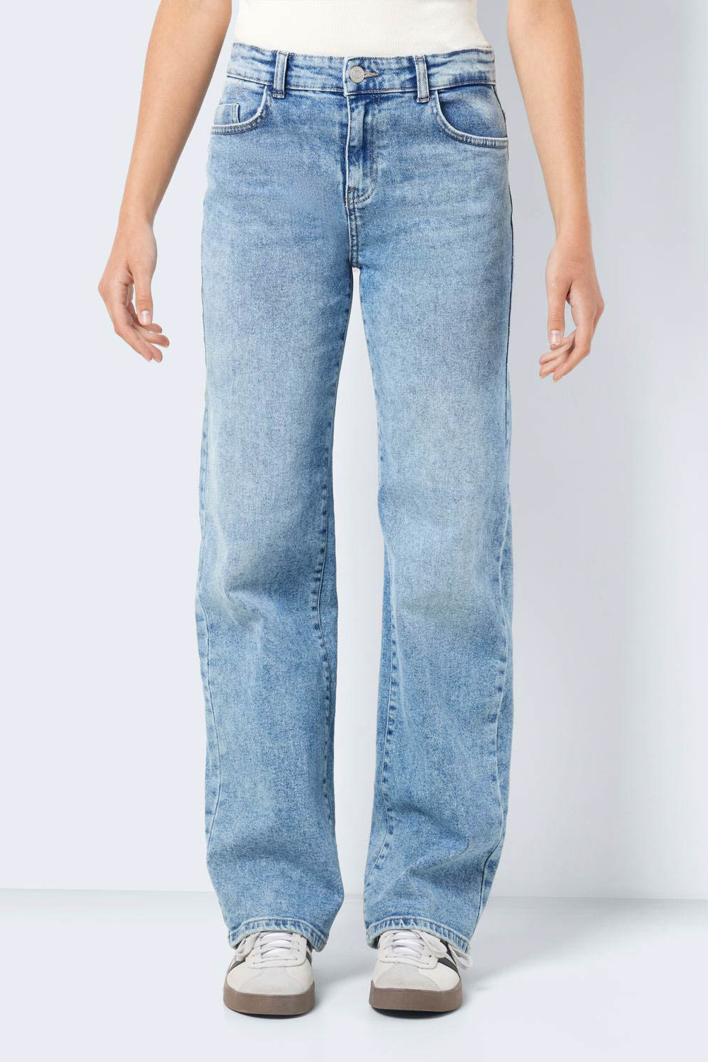Noisy May NMYOLANDA NW WIDE JEANS AZ236LB NOO: light blue denim | Freewear